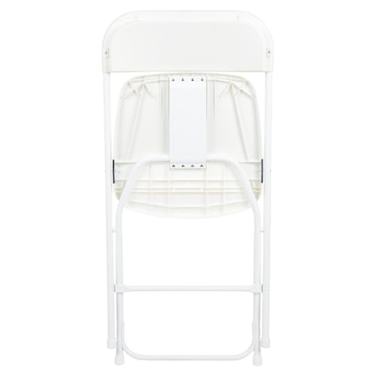 Flash Furniture Hercules Series Plastic Folding Chair - White - 4 Pack 650LB Weight Capacity Comfortable Event Chair-Lightweight Folding Chair