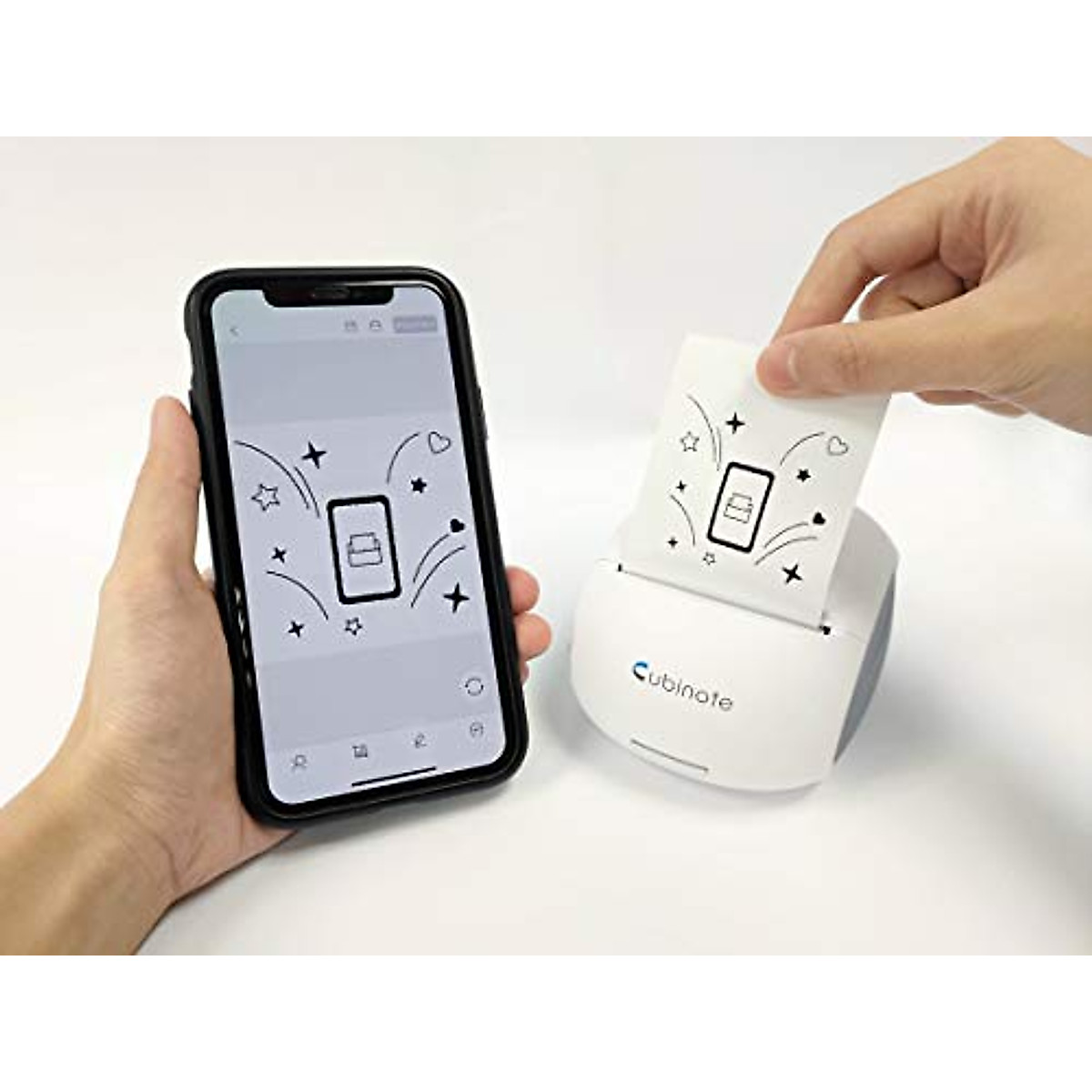 Cubinote Home No Ink Thermal Printer - Print Notes & Labels