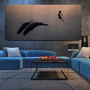 Black And White Photography Art Poster People And Animals Ashes And Snow by Gregory Colbert Wall Decoration Posters & Prints Wallpaper Bedroom Decoration Wall Art 24x48inch(60x120cm)