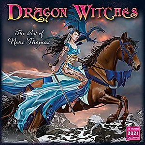 2021 Dragon Witches The Art of Nene Thomas 16-Month Wall Calendar