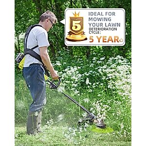 Weed Wacker String Compatible with Ryobi One Plus+ AC80RL3, 0.08'' String Trimmer Line,Weed Eater String Compatible with Ryobi 18V, 24V, 40V Trimmers(10 Replacement Spool, 2 Trimmer Cap Cover)