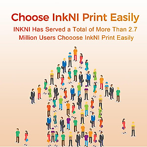 InkNI Remanufactured Ink Cartridge Replacement for Epson 702 702 XL 702XL High Yield for Workforce Pro WF-3720 WF-3730 WF-3733 Printer (Black, Cyan, Magenta, Yellow, 4-Pack)