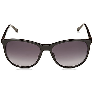 Fossil Women's Female Sunglass Style FOS 3082/S Cat Eye, Black, 56mm, 16mm
