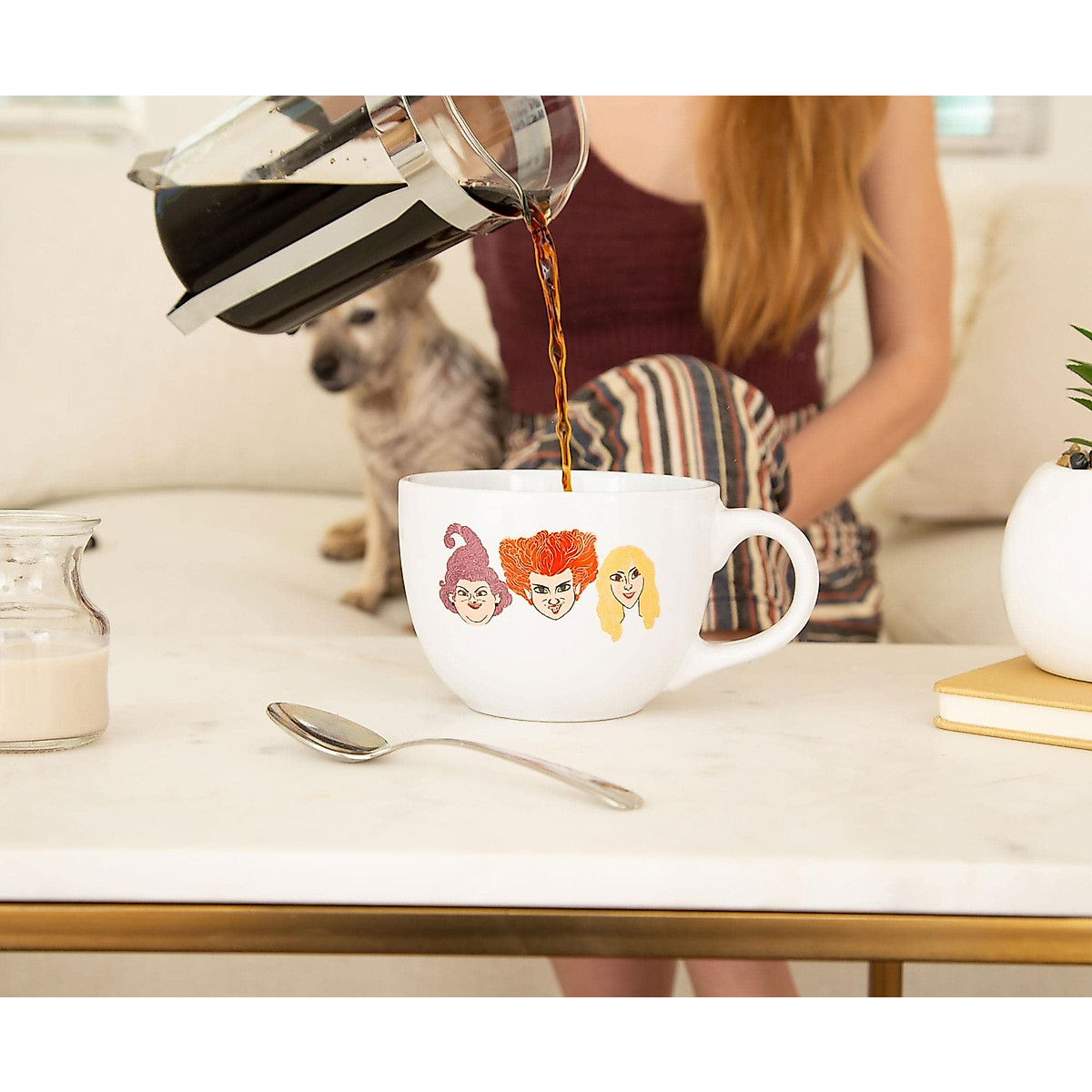 Disney Hocus Pocus Sanderson Sisters Ceramic Soup Mug | 24 Ounces