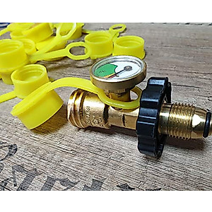 AuPro Propane QCC-1 Gas Fitting 17-5393 PU Cap and Strap