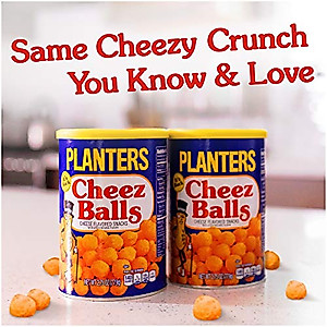 Planters Cheez Balls Cheese Flavored Snacks, Original, 2.75 OZ (Pack - 2)