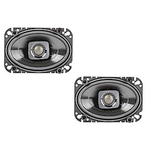 Polk Audio DB462 DB+ Series 4" x 6" Coaxial Speaker for Car & Marine, 2-Way Boat & Car Audio Speaker, 50-22kHz Frequency Response, Polypropylene Woofer Cone & 3/4" Silk Dome Tweeter, Easy Installation