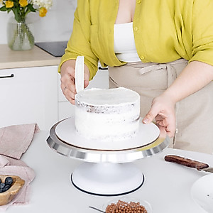 3pcs Dough Bowl Spatula, Dough Cutter Multi-Function Dough Scraper Food Scrappers Plastic Kitchen Bowl Scraper Tool for Pastry Cake Bread Pizza Baking (Green, White)