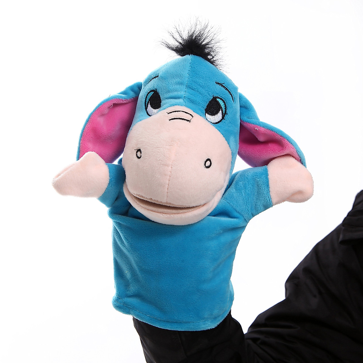 Animal Hand Puppets Set for Kids & Adults - 12.5" Premium Quality Soft Plush Toys with Movable Mouths - Perfect for Storytelling, Teaching, Preschool, Role-Play - Durable, Vibrant, Educational Puppets