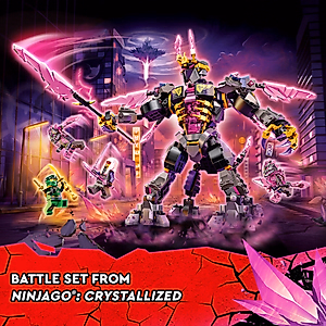 LEGO NINJAGO The Crystal King Set, 71772 Battle Toy for Kids with Posable Centaur Action Figure and Lloyd Minifigure