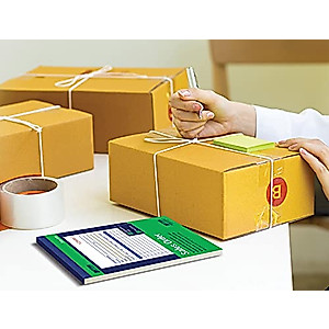 Large Sales Order Books, 6 Pack, 2-Part Carbonless (White/Canary Yellow), 5-7/16 x 8-7/16 inches, by Better Office Products, 50 Sets per Book, 300 Total Sets, 6 Books