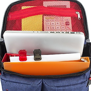 FUEL Active Backpack with Ergonomic Padded Support System, Blue/Black