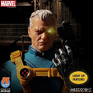 Mezco One: 12 Collective: Marvel Cable (X-Men Version) Action Figure, Multicolor