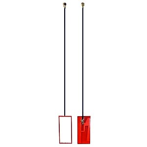 Set of 2X 10cm (4in) I-PEX MHF (IPEX1) 2.4 GHz 5 GHz Antenna High Gain for WiFi 5 & 6 Adapters Laptops Notebooks & Desktops