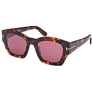 Tom Ford GUILLIANA FT 1083 Dark Havana/ Bordeaux Shaded 52/22/140 women Sunglasses