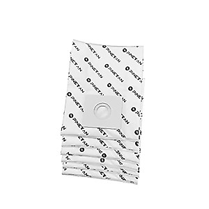 Pinetan UA807-6 HEPA Replacement Vacuum Cleaner Bags for Pinetan Canister Vacuum UA807, Pack of 6, White
