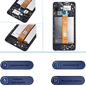 for Samsung Galaxy A12 SM-A125U/A125F/A127DL Display Digitizer Screen Replacement Kit with Frame and Repair Tool