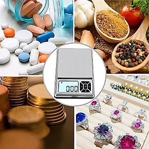 GRAM PRES Digital Pocket Gram Scale 300g x 0.01g Accuracy， Micro Mini High Precision Scale Digital Weight Grams and Oz for Jewelry, Diamond，Arrows, Powders, Herbs and Food,with 50g Cal Weights