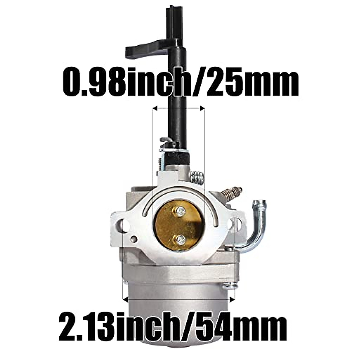 LIYYDS Carburetor Compatible with Storm Responder 5500 8250 Generator 030424 030430 Nikki 695114 695115 Troy-Bilt 5550w 10hp OHV 01919 204412-0147-E1 Porter Cable 5250 Watt BSI525-W