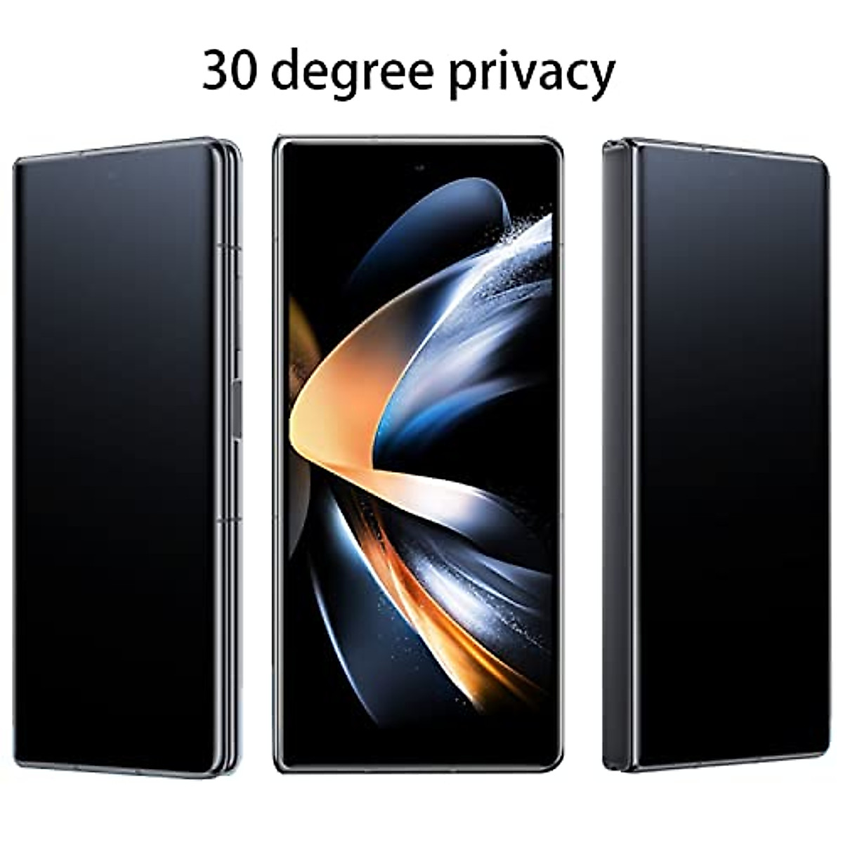 FYDIKHN 2 Pieces Anti-Spy Anti-Glare Inner Screen Protector Designed for Samsung Galaxy Z Fold 4 5G 2022 Privacy Screen Protector Matte Soft Anti-Scratch Film Anti-Peeping Full Glue