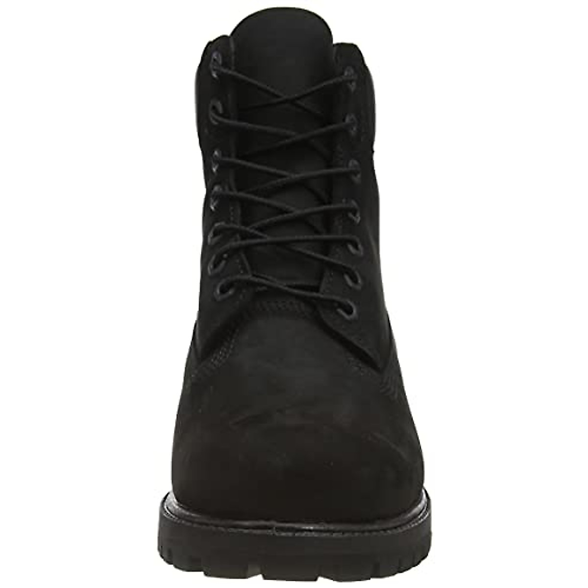 Timberland Men's 6 inch Premium Waterproof Boot, Black Nubuck, 8.5