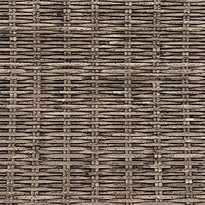 Signature Design by Ashley Beachcroft Outdoor Wicker Patio Sofa with Cushion and 2 Pillows, Beige, Light Gray