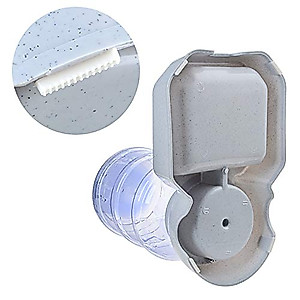 Pet Water Dispenser Station - 1 Gal Replenish Pet Waterer for Dog Cat Animal Automatic Gravity Water Drinking Fountain Bottle Bowl Dish Stand