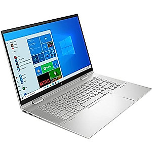 HP Envy X360 15 2-in-1 Business Laptop 15.6" FHD IPS Touchscreen 11th Gen Intel Quad-Core i5-1135G7 (Beats i7-1065G7) 16GB RAM 512GB SSD Backlit KB Fingerprint B&O Audio HDMI Win11 Pro Silver + Pen