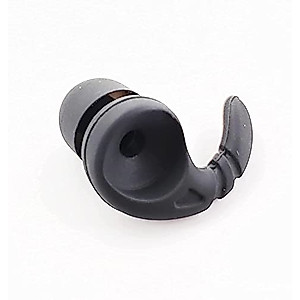 ALXCD Sports Earbud Stabilizers Fins Wing Tips Ear Tips Adapters Compatible with Most In-Ear Earbuds, Anti-Slip Silicon Sport Eartips, Compatible with SONY AKG Galaxy S9 S10 Earbuds etc. 4 Pairs Black