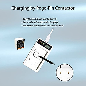 2-Pack Rechargeable Battery & USB-C Charger Station for Arlo Ultra, Ultra 2, Arlo Pro 3 and Pro 4 Camera VMC4040P,Battery Capacity:3.85V/4800mAh/18.48Wh (Arlo Ultra, Ultra 2, Arlo Pro 3 and Pro 4)