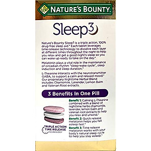 Nature’s Bounty Sleep 3-120 Tablets
