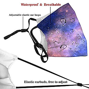 Akabsh Face Bandanas, Adult Breathable Reusable Face Bandanas Windproof Outdoor Bandanas