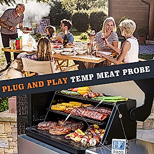 Upgraded Meat Probe Replacement for Thermopro Thermometers TP04, TP06, TP06S, TP07, TP-07S, TP08, TP-08S, TP09, TP09B, TP-10, TP16, TP17, TP20, TP20S, TP25, TP27, TP28, TP829, TP930, 2.5mm