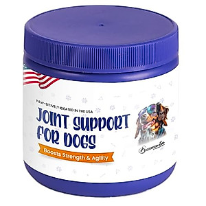 Dog Hip And Joint Chews With MSM, Glucosamine, Chondroitin, Advanced Joint Supplement & Mobility Bites For Dogs To Help W/Arthiritis Pain, For Healthy Bones, Grain-Free, Chicken Flavor, 120 Soft Chews