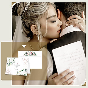 Goefun Blank White Cards with Envelopes 4 x 6 Folded Cardstock and A6 Envelopes Self Seal 100 Pack for Invitations, Wedding, DIY Greeting Cards, Thank You Cards & All Occasion