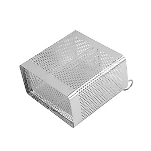 Cutlery Holder, Stainless Steel Drying with Hooks Square Storage Stand Holder for Spoon Case Organizerzer Sink Basket, Kitchen Utensils Chopsticks fork Holder Drying Rack Basket (two Compartments)