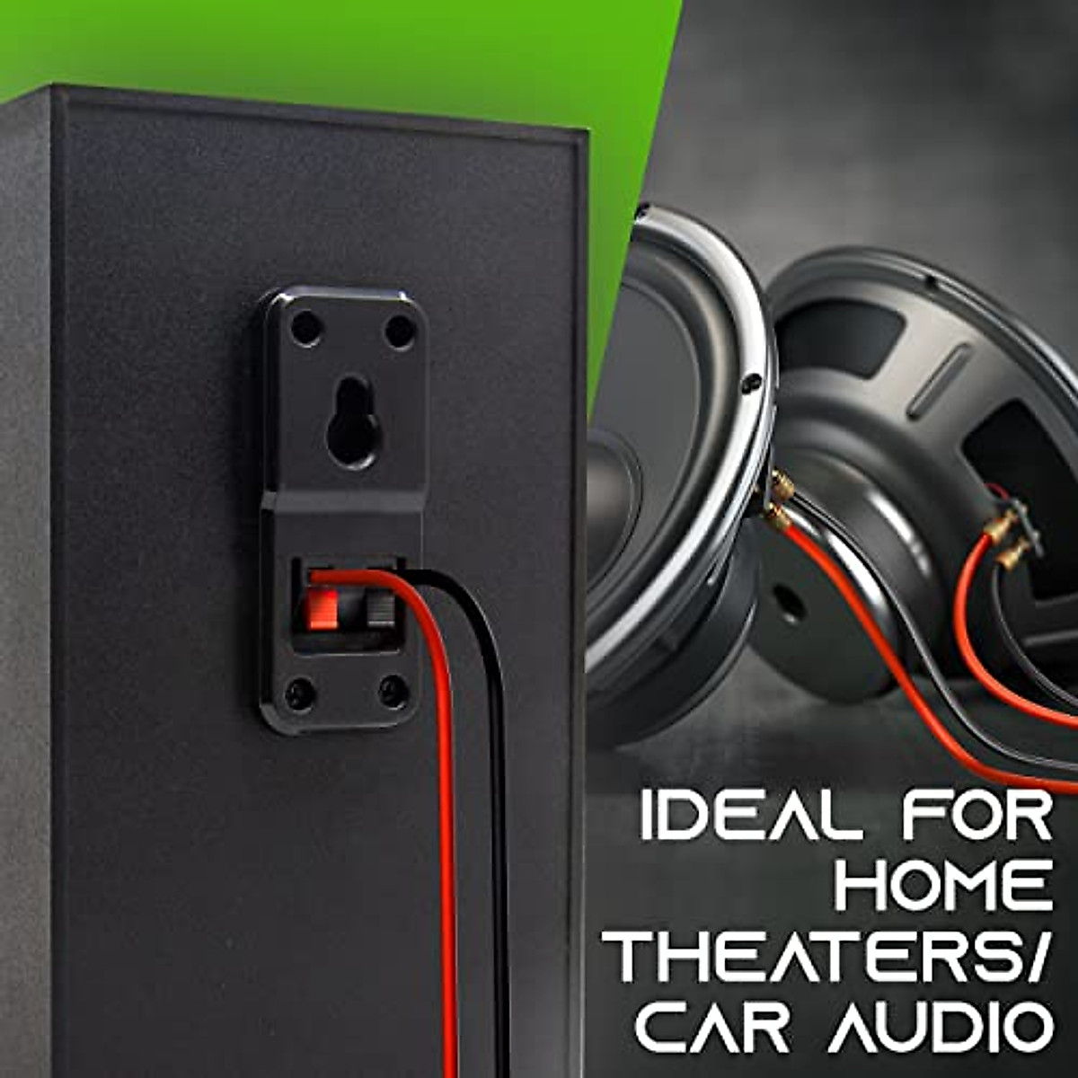 GearIT 16 Gauge Wire (100ft - Black/Red) GPT Automotive Primary Bonded Wire - Copper Clad Aluminum CCA - Car Audio, Speaker Wire, Trailer Harness, Electrical - 100 Feet Total 16ga awg