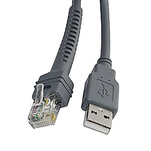 BlastCase 1 X USB A Male to RJ45 Cable 7ft 2M for Symbol Barcode Scanner LS4278 LS2208 2208AP