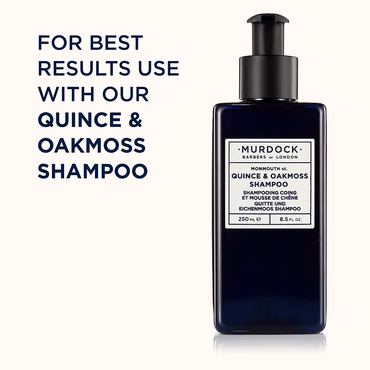 Murdock London Quince & Oakmoss Conditioner | Strengthens & Repairs Hair from Within | All Hair Types | Made in England | 8.5 oz