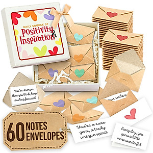 STOFINITY Positive Affirmation Cards for Women - Daily Inspirational Cards With Envelopes, Mini Encouragement Cards, Motivational Cards For Women, Appreciation Cards For Students,Lunch Positive Notes