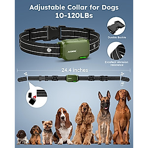 Jugbow Dog Shock Collar 2 Dogs (10-120Lbs) - 3300FT Dog Training Collar with Remote IPX7 Waterproof Electric Collar with 4 Training Modes, Security Lock, Rechargeable e-Collar for All Breeds, Sizes