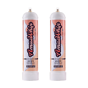 AMAZWHIP Whipped Cream Charger 640g 0.95L nitrous oxide tank (10 cylinders)