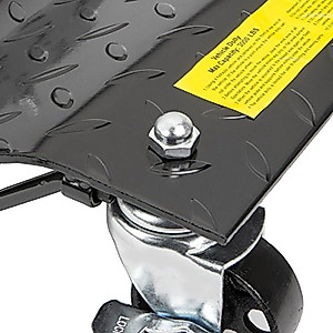 XtremepowerUS 4-Tires Premium Skates Wheel Car Dolly Repair Slide Vehicle Car Moving Dolly (Pack of 4) Rated at 6000lbs.