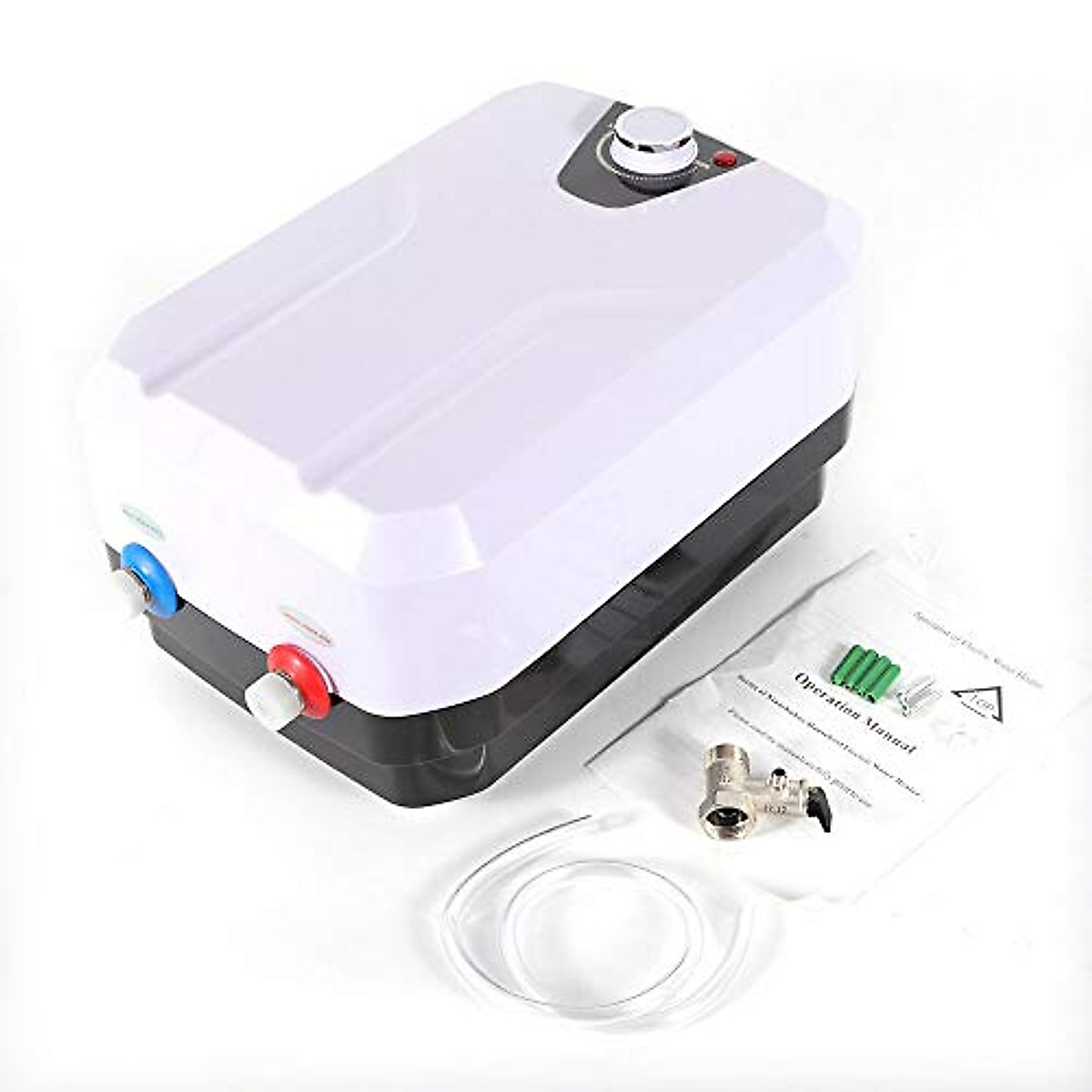 110V Electric Water Heater Kitchen Household Electrical 8L/2.2GL Huge-Tank Hot Water for Kitchen Washing Faucet 1500W, IPX4 Water-Proof Level