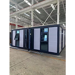 20ft,40ft Prefab Tiny Homes for Sale, Mobile Houses, Tiny Foldable House, Prefabricated House with Bathroom and Kitchen Extandable moblie House,Folding House for Living