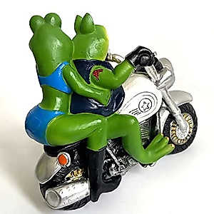 Funny Frog Garden Statues Outdoor Clearance Large Decor, Frog Figurines and Statues for Home Decorations, Cute Frog Gifts for Frog Lovers Women