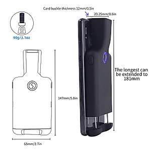 Bluetooth 2D Barcode Scanner,Symcode Portable Back Clip with Bluetooth Function 1D 2D QR Bar Code Reader Scanner PDF417 Data Matrix Maxicode, Automatically Wireless Bluetooth Connect