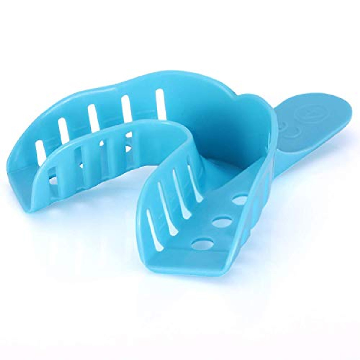 JMU Dental Impression Tray 12 Pcs, Perforated Disposable Impression Trays, 4 Medium Lower