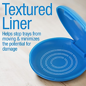 IMPRESA 3-Pack Retainer Case Set Intended for Invisalign Teeth Aligner – Slim, Portable Aligner Case Design for Secure & Easy Access – Slim Retainer Holder