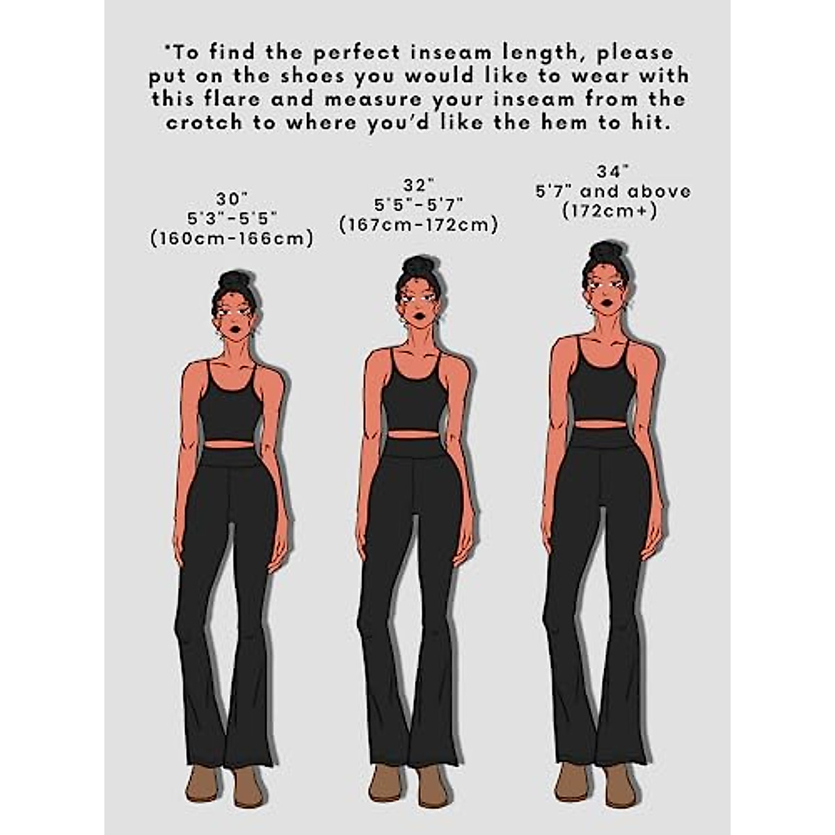 Sunzel Flare Leggings, Crossover Yoga Pants with Tummy Control, High Waisted and Wide Leg, No Front Seam Bubblegum Pink Medium 34" Inseam